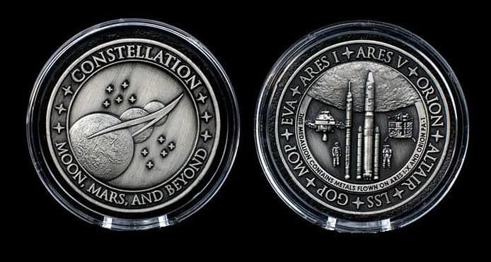 NASA Rocket Flown Constellation Program Medallion