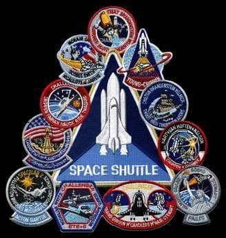 NASA Space Shuttle Challenger Collage