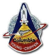 NASA STS-1 Columbia Embroidered Space Shuttle Mission Patch