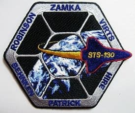 NASA STS-130 Endeavour Space Mission Patch