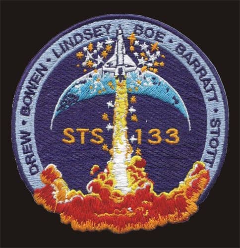NASA STS-133 Mission Patch with Stephen Bowen