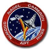 NASA STS-37 Atlantis Embroidered Space Shuttle Mission Patch