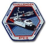 NASA STS-6 Challenger Embroidered Space Shuttle Mission Patch