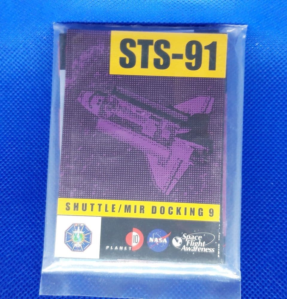 NASA STS-91 Set of 10 Space Shuttle Mission Cards