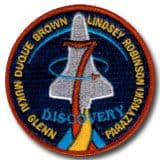 NASA STS-95 Discovery Mission Patch