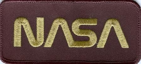NASA Worm Logo Embroidered Patch 4