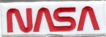 NASA Worm Logo Patch 2