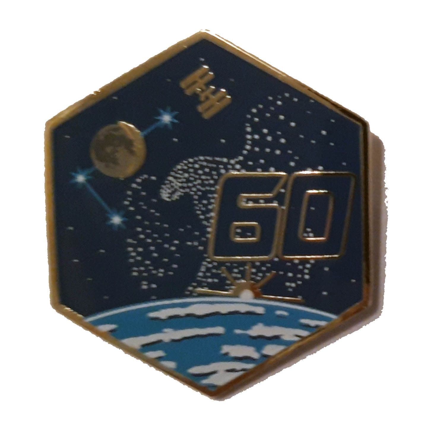 OFFICIAL NASA ISS 60 SPACE STATION PIN