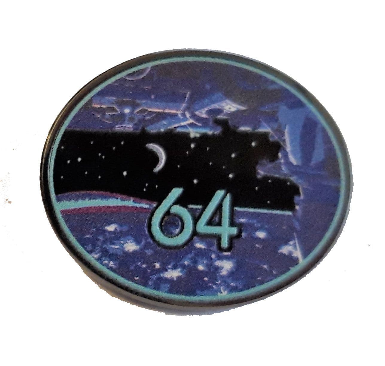 OFFICIAL NASA ISS 64 SPACE STATION PIN