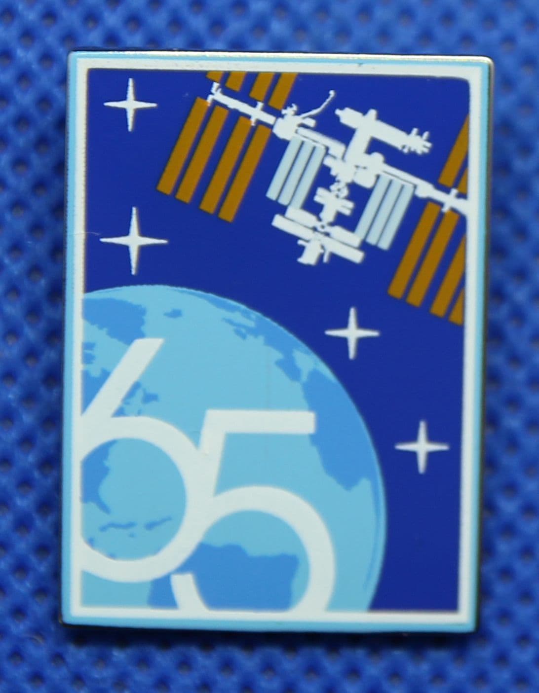 OFFICIAL NASA ISS 65 SPACE STATION PIN