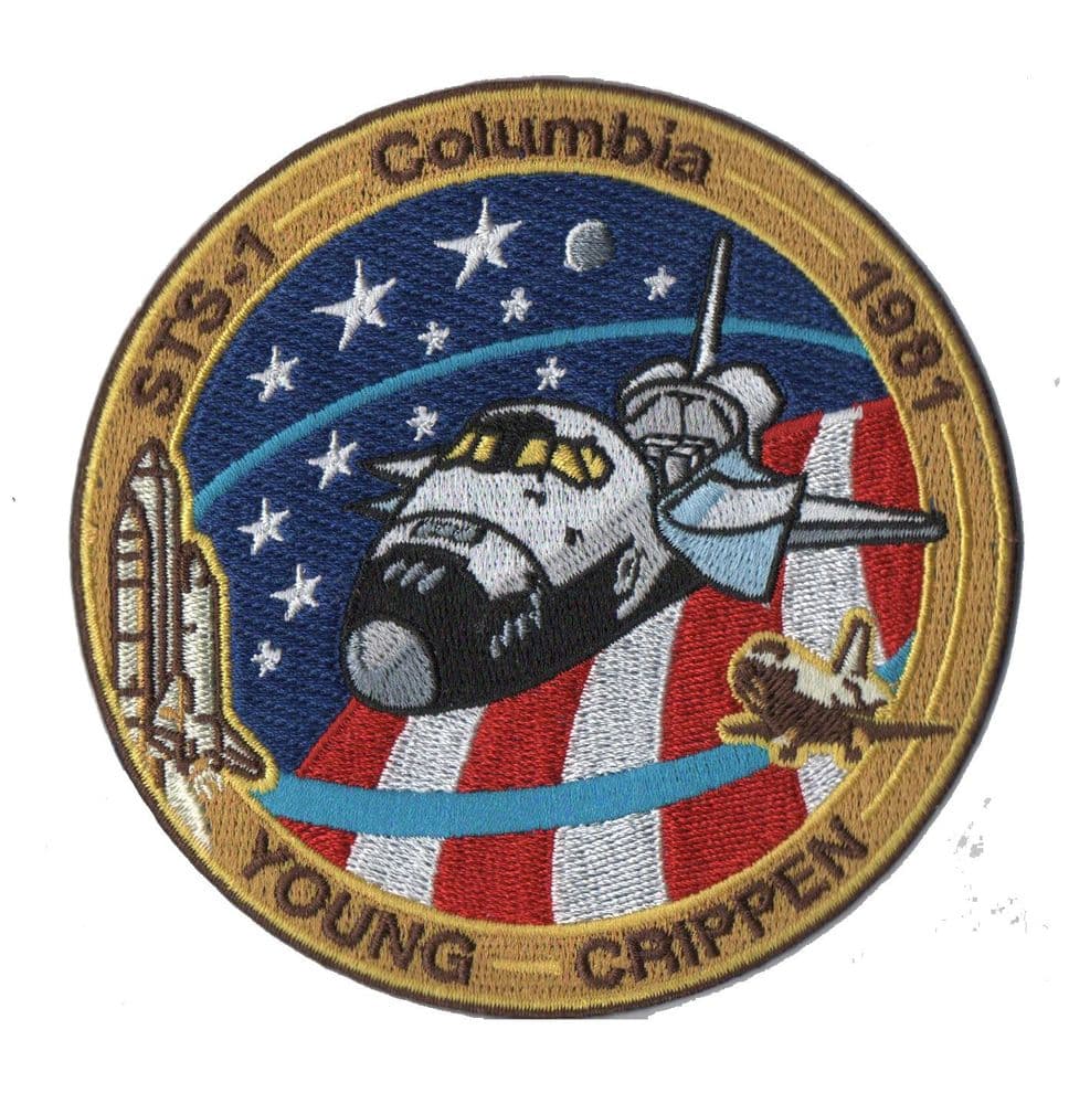 Shuttle Columbia Mission STS-1 40 Years Patch