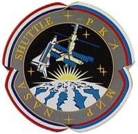 Shuttle MIR Program Lapel Pin