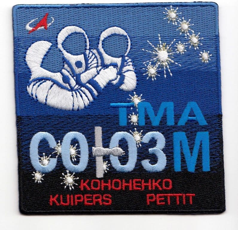 Soyuz TMA-03M Embroidered Mission Patch