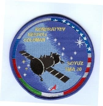 Soyuz TMA-20 Embroidered Mission Patch