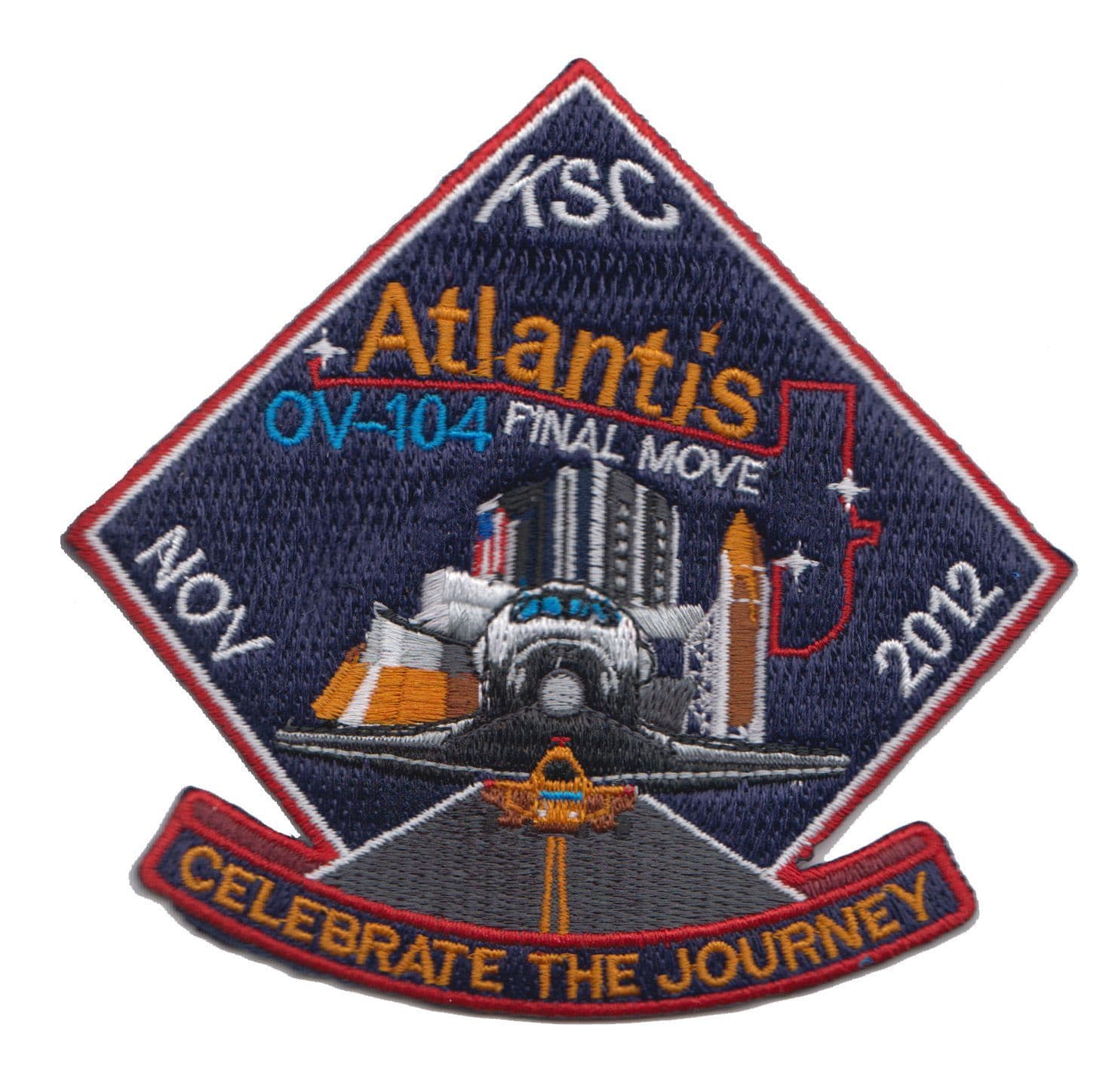 Space Shuttle Atlantis Arrives at KSC