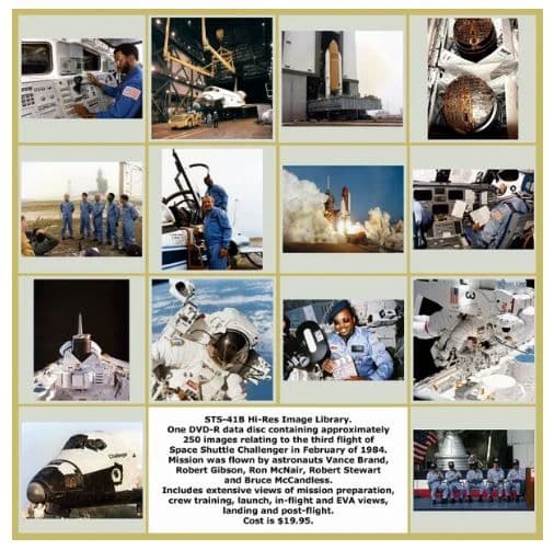 Space Shuttle STS-41B Image Library