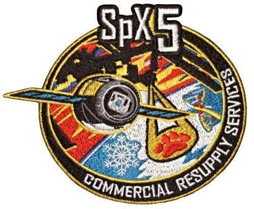 SpaceX s SPX 5 Commercial Resupply Service Patch