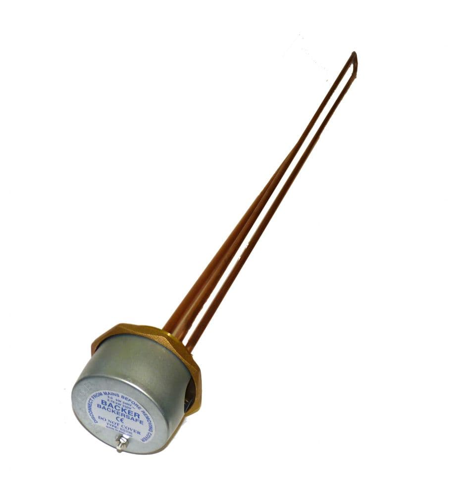 36" Immersion Heater Element Copper Thermostat
