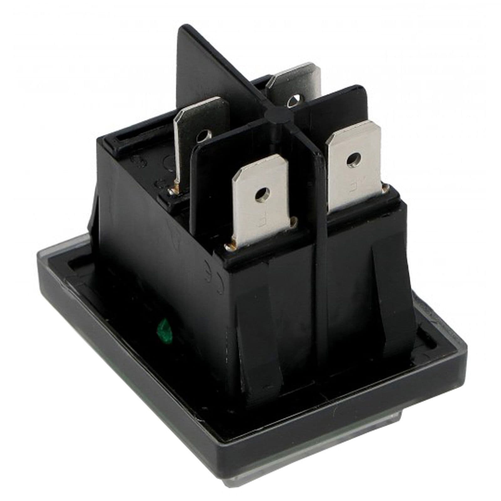 Red or Green Rocker Switch With Waterproof Cap 20a 125vac 16a 250vac ENEC