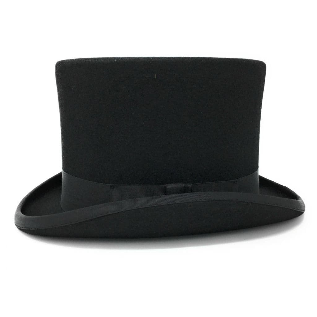 Black Traditional 5" Top Hat - Wool Felt