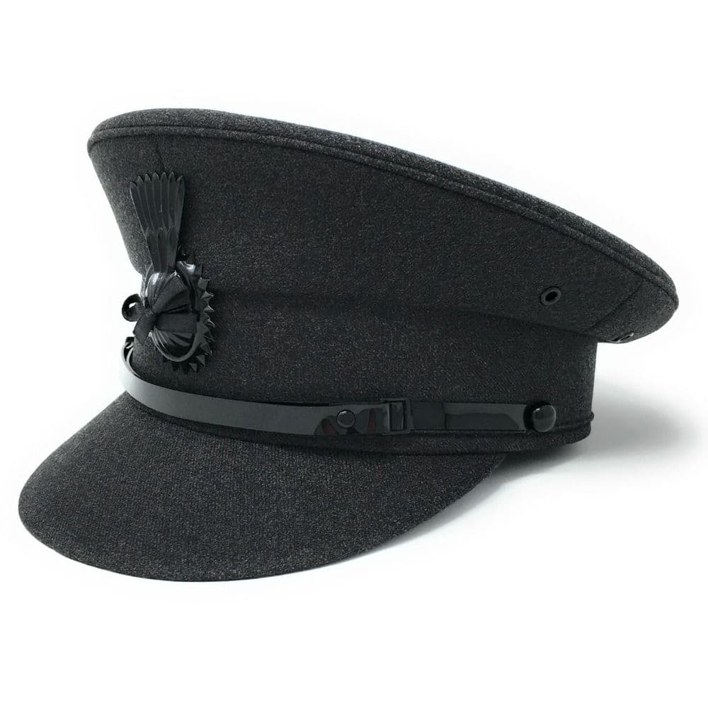 Chauffeurs Hat - Dark Grey - Driving Cap
