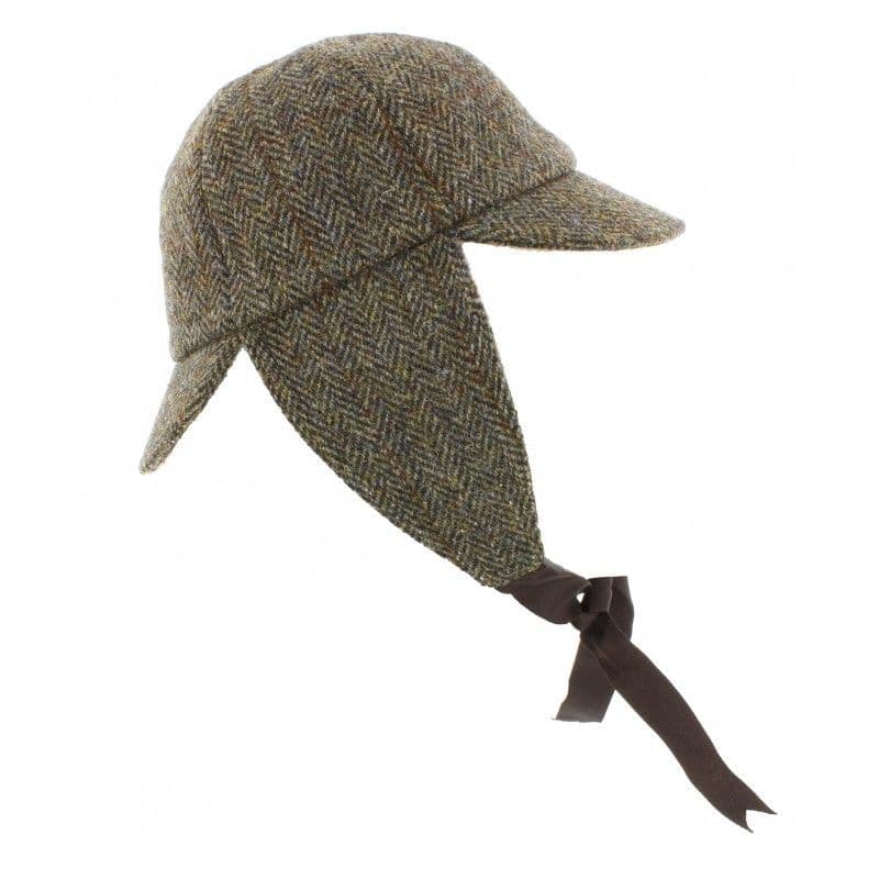 Genuine Harris Tweed Deerstalker Hat