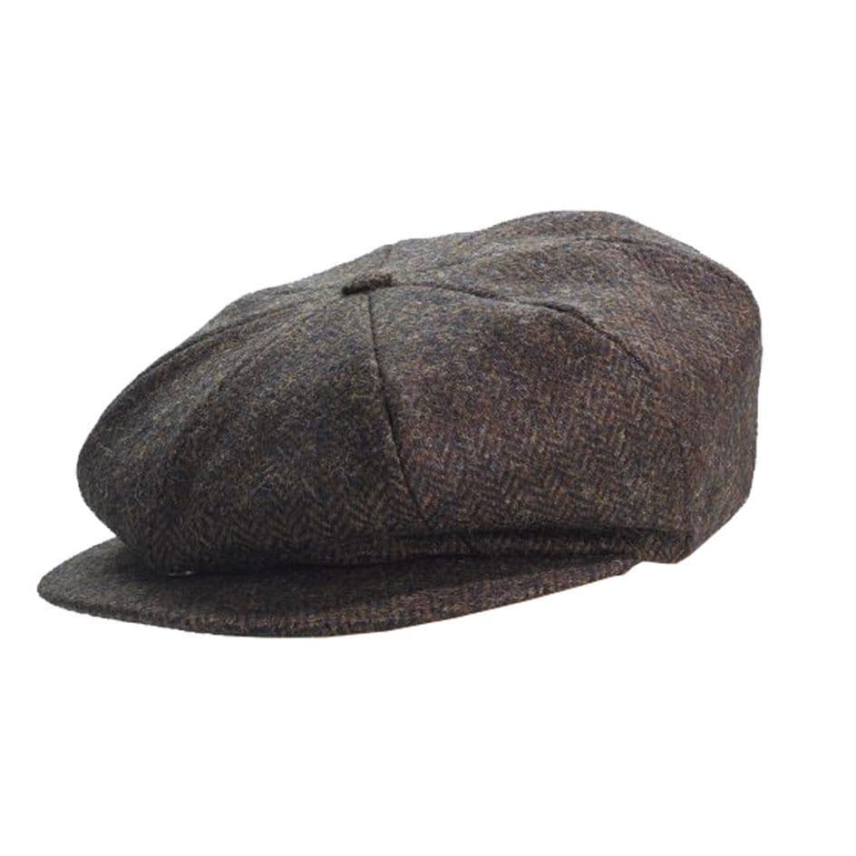 Laird Bakerboy Herringbone Tweed Cap