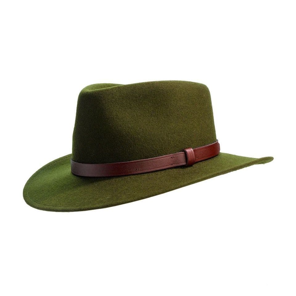Laird Country Crushable Wool Felt Fedora Hat