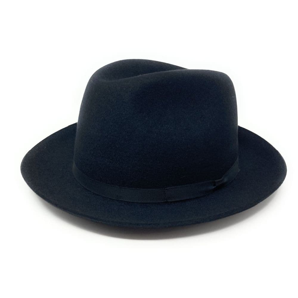 Olney Black Fur Felt Trilby Hat - Newbury