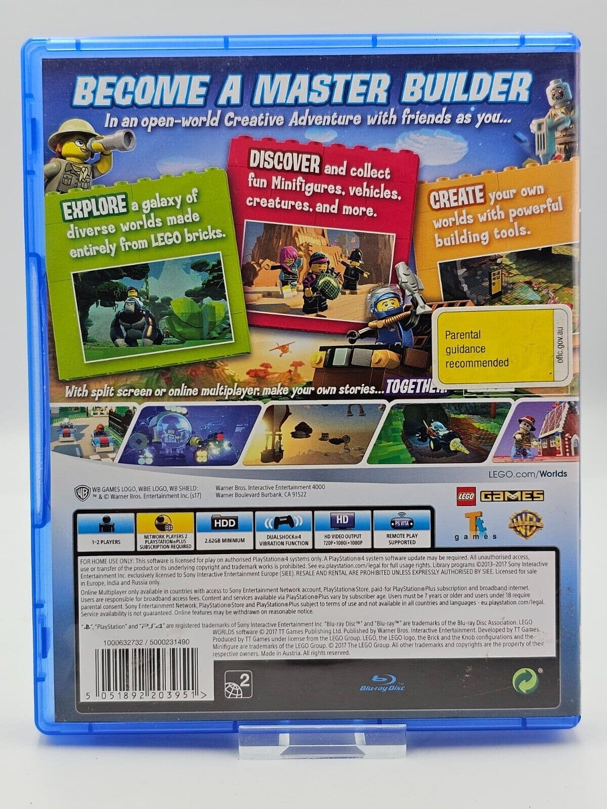 Lego worlds PS4 Clean Disc