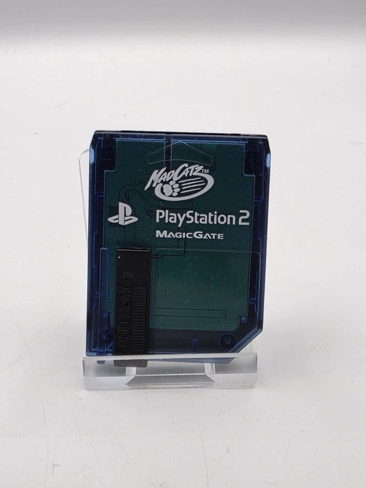 Mad Catz PlayStation 2 PS2 Memory Card Blue 8MB PS2