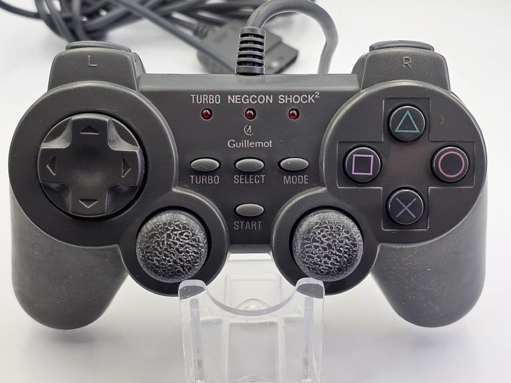 Negcon Shock Controller Grey Guillemot PSONE