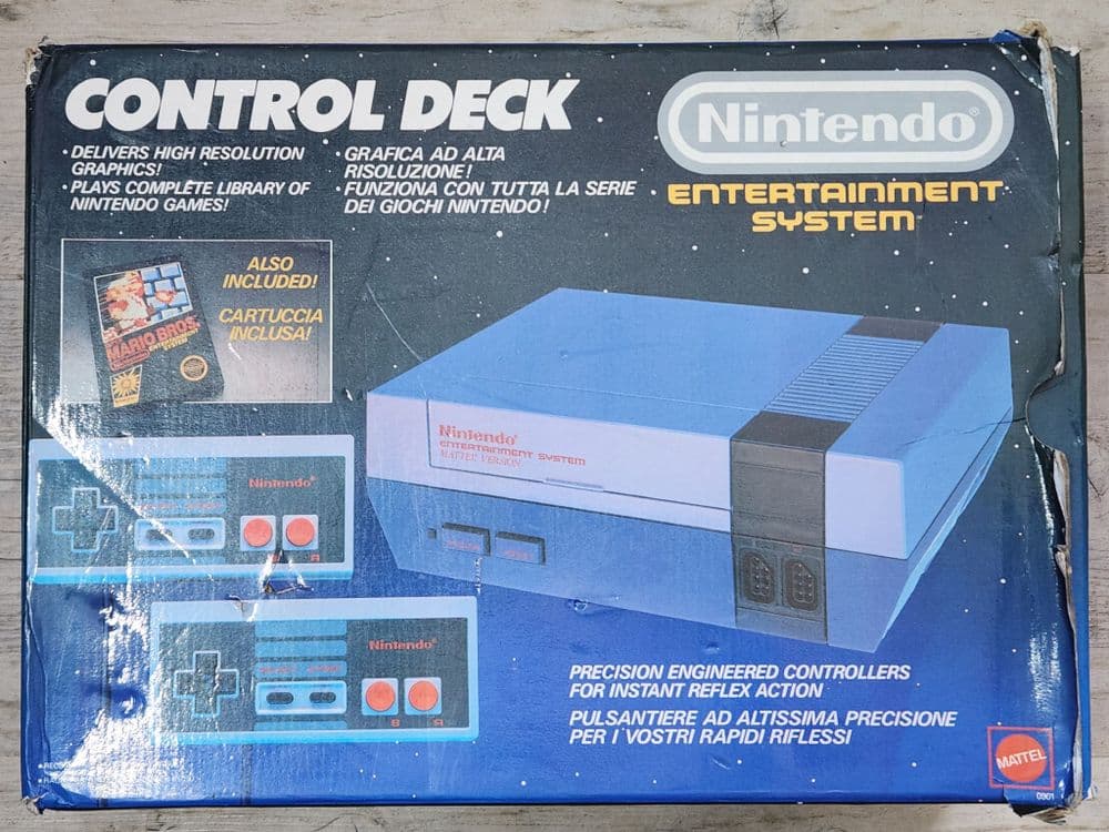 Nintendo NES Console & Super Mario Bros Boxed NES Pre-Owned