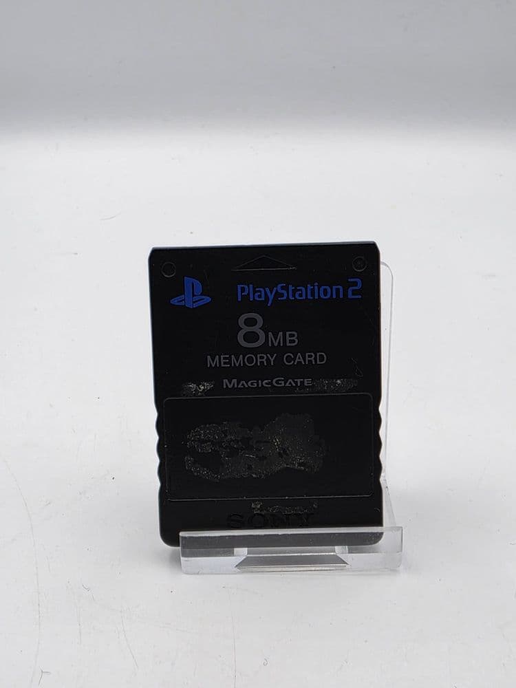 Official Sony Playstation 2 Black Memory Card PS2