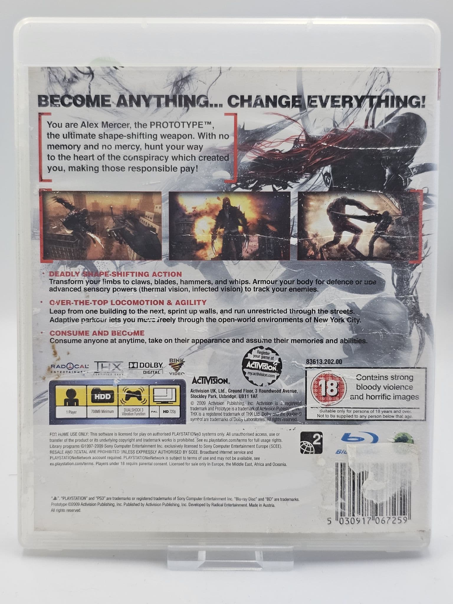 Prototype PS3 Clean Disc