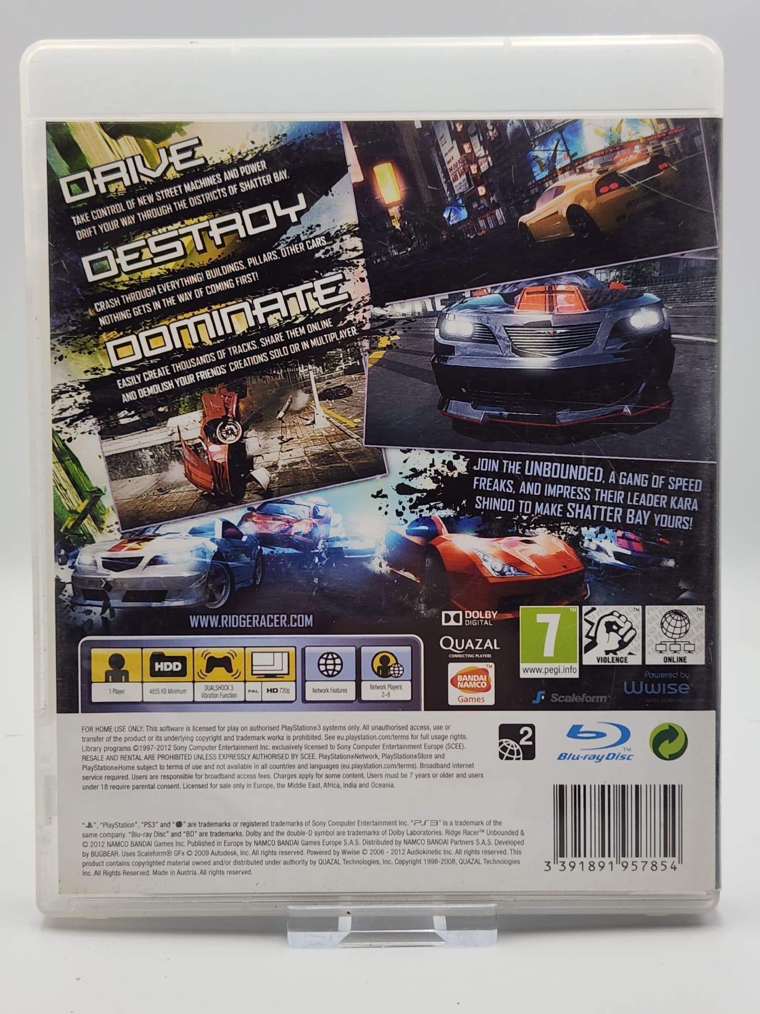 Ridge Racer Unbounded Limited Edition