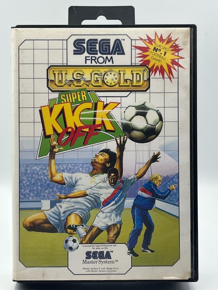 Super Kick Off Master System Clean Cartridge