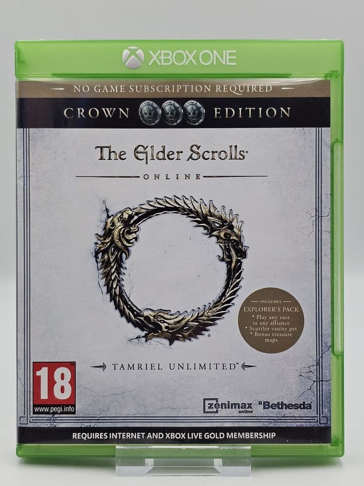 The Elder Scrolls Online Tamriel Unlimited Xbox One Clean Disc