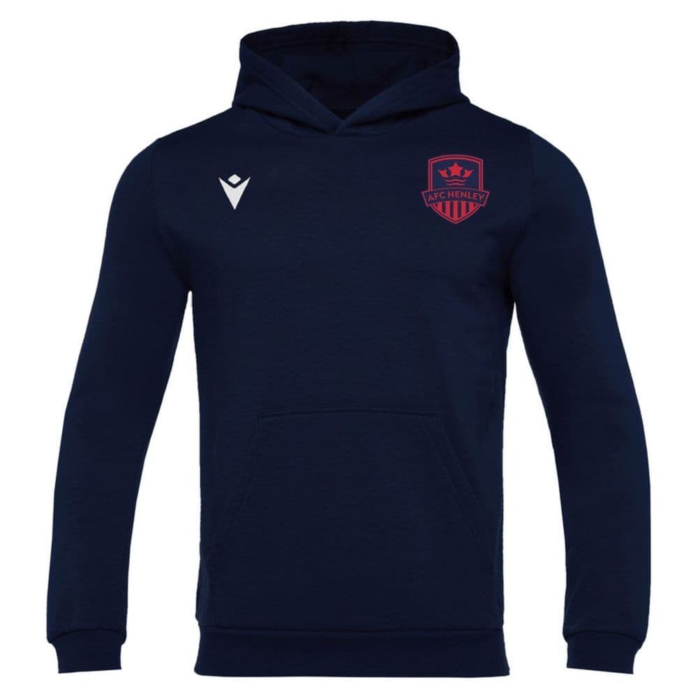AFC Henley Navy Banjo Hero Hoodie With Backtext