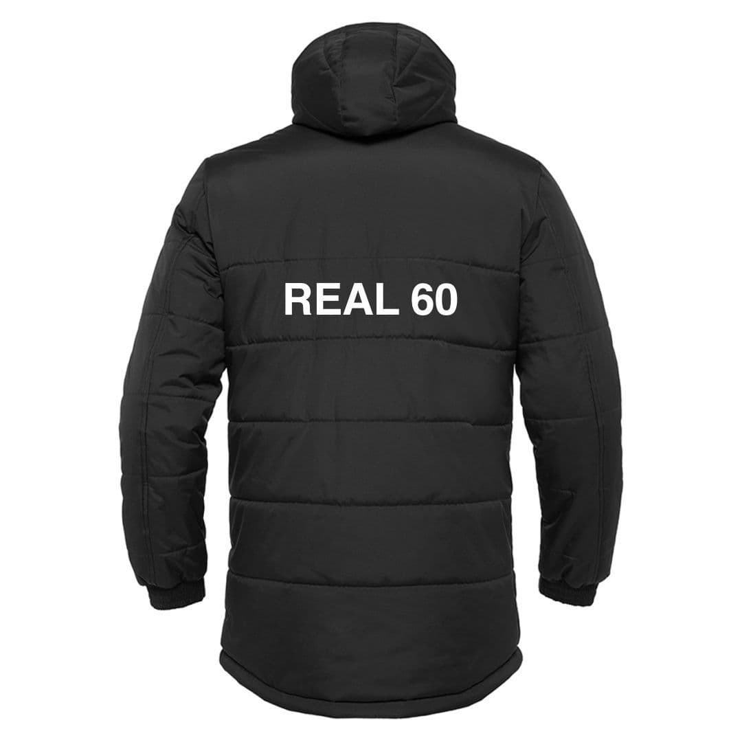 Real 60 Black Gyor Coaches Bench Coat