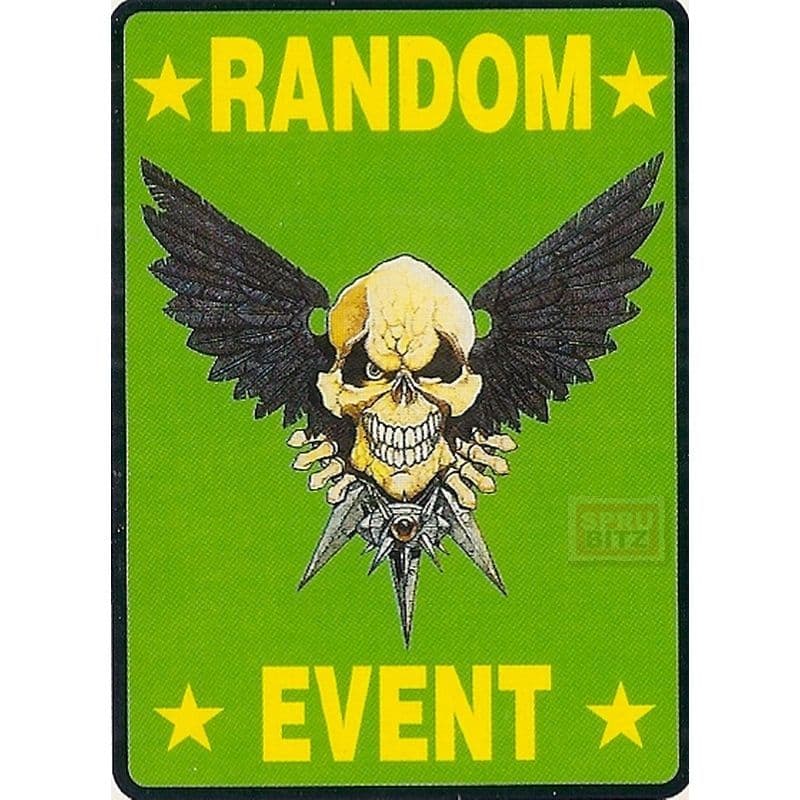 Choice of Blood Bowl Random Event Cards