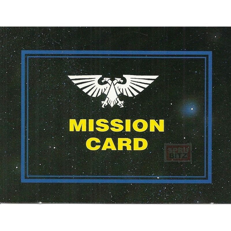 Choice of Mission Cards from Warhammer 40 000 2nd Edition