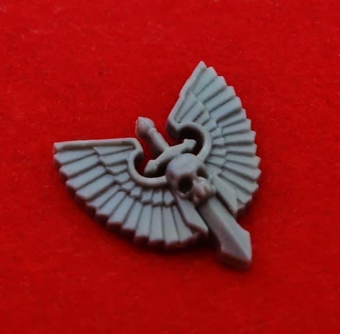 Dark Angel Ravenwing Small Vehicle Icon Symbol skull