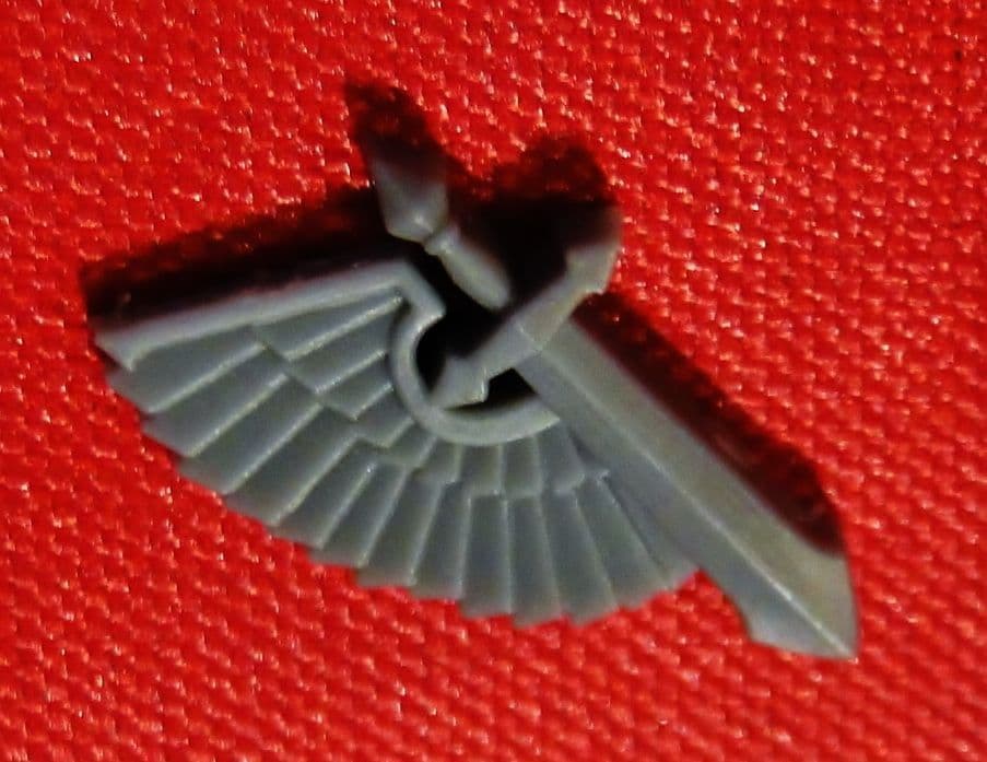 Dark Angel Ravenwing Vehicle Icon Symbol sword & wing