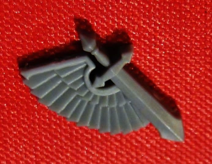 Dark Angel Ravenwing Vehicle Icon Symbol sword & wing