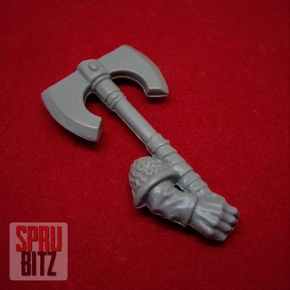 Dwarf Warriors Great Axe right arm C