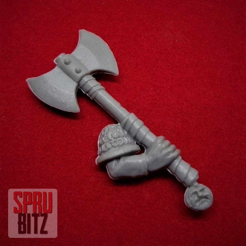Dwarf Warriors Great Axe right arm D
