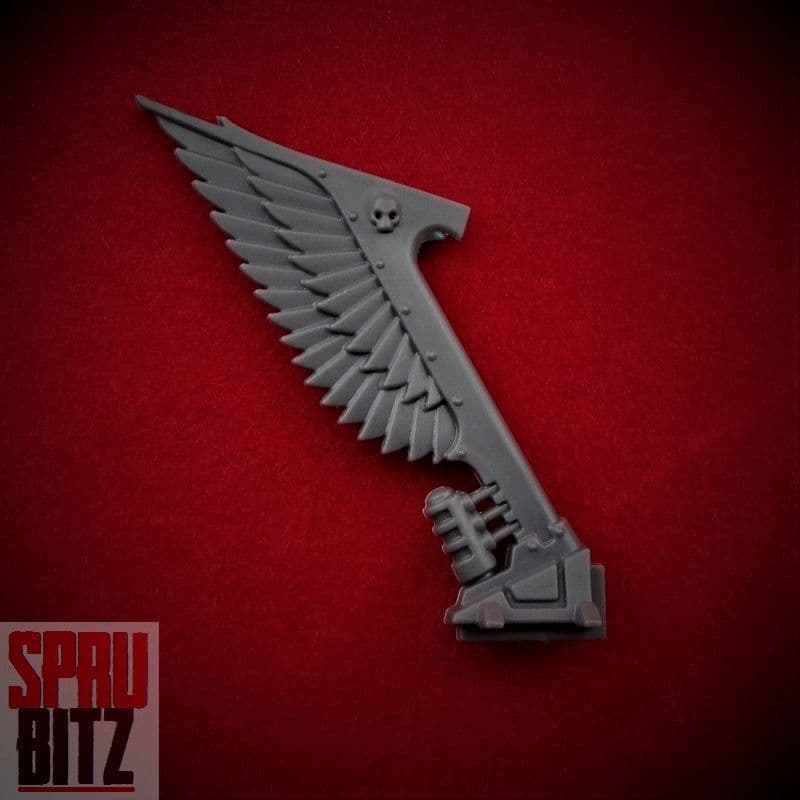 Ravenwing Command Squad Bike Wing Tail Banner B