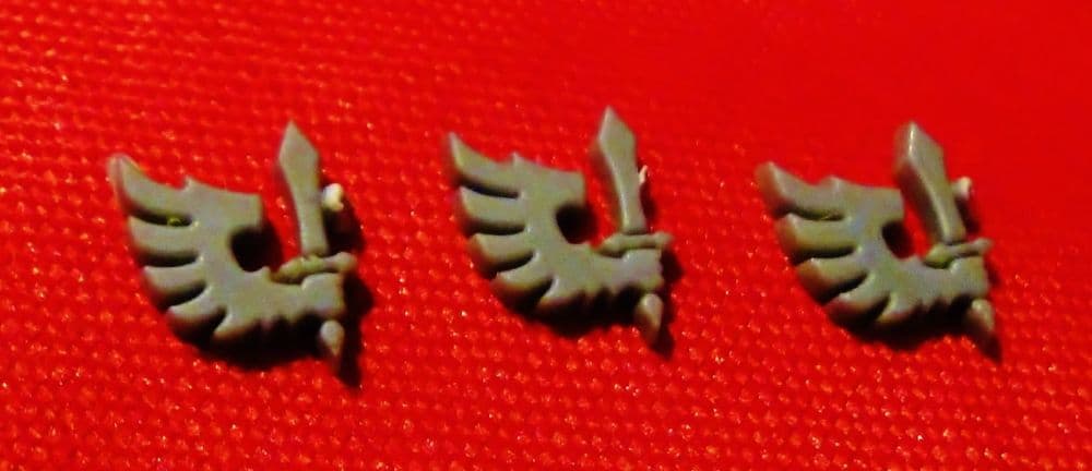 Ravenwing Small Icon Symbol set of 3 right facing