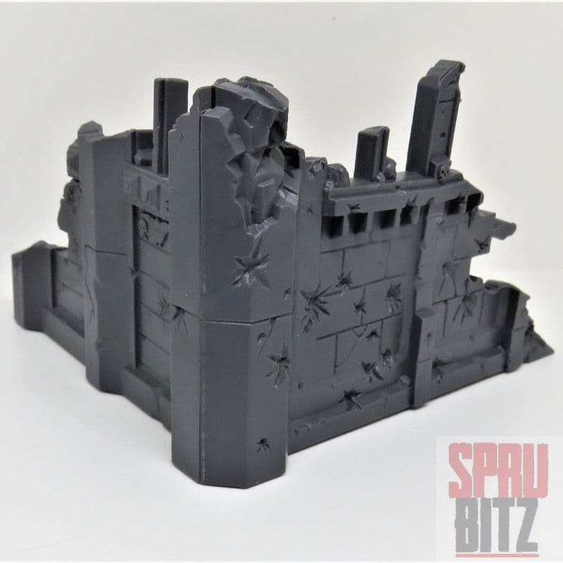 Ruined Building Scenery from Warhammer 40 000 3rd edition C